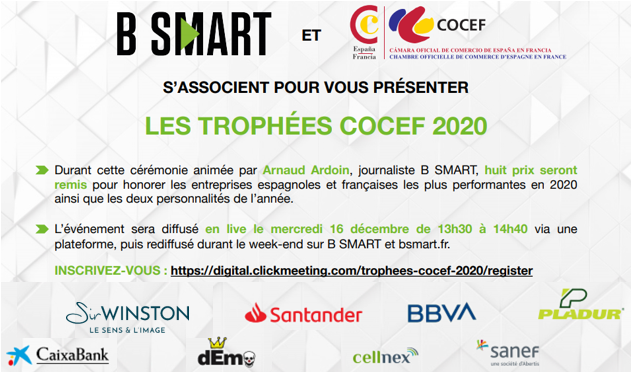 B SMART & LA COCEF presentó los Trofeos COCEF 2020 a través de una plataforma dedicada - Chambre ...